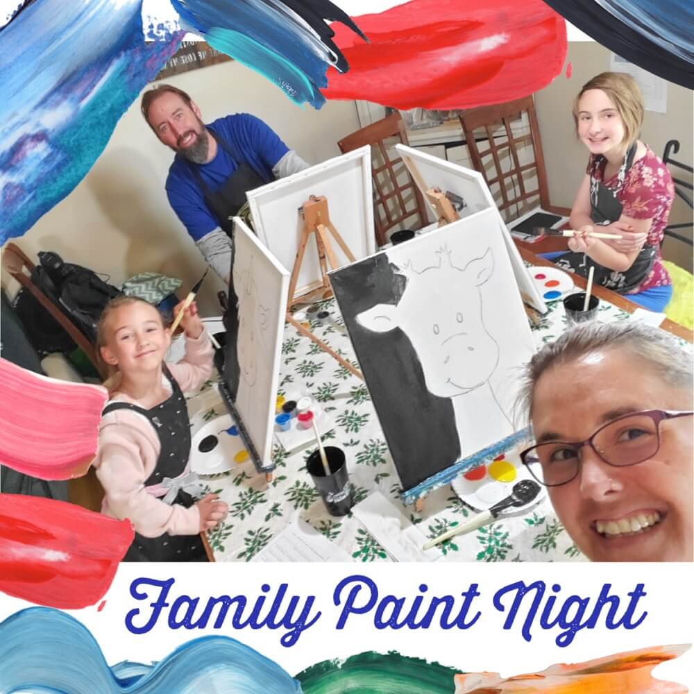 Painting with a Twist: "Family Paint Night" - October is Arts Month